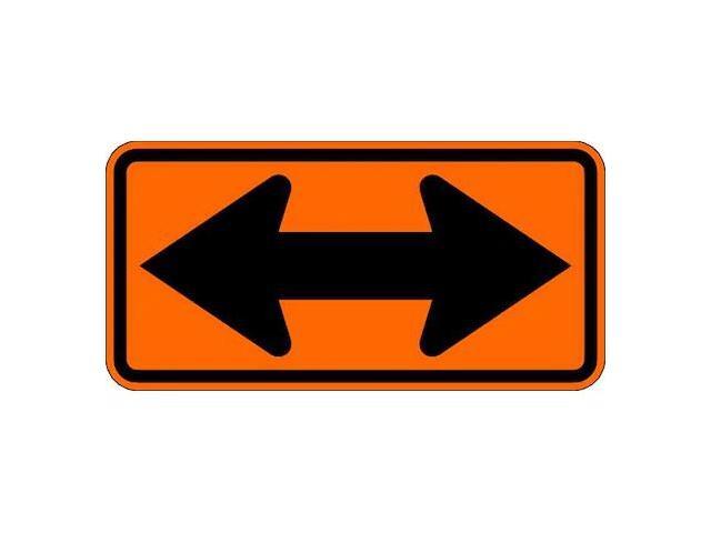 Click here for LYLE W1-7-BO-48HA Double Arrow Traffic Sign  24 in... prices