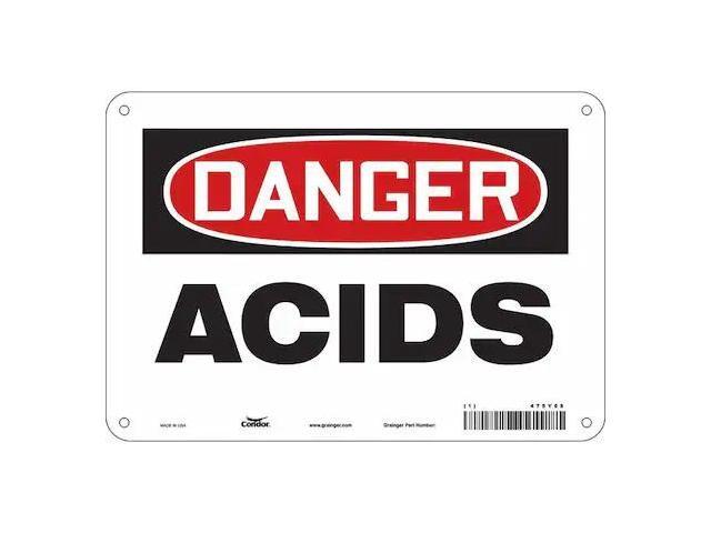 Click here for CONDOR 475Y68 Chemical Sign  7 in H  10 in W  Vert... prices