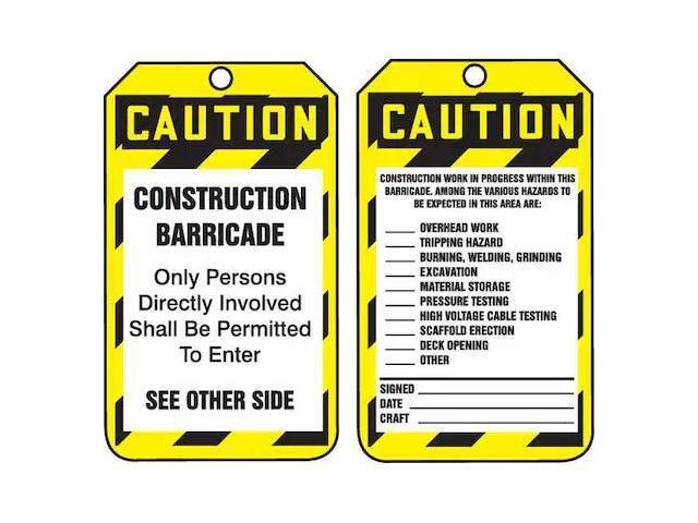 Click here for ACCUFORM TAB103CTP Caution Tag 5-3/4 x 3-1/4 PK25 prices
