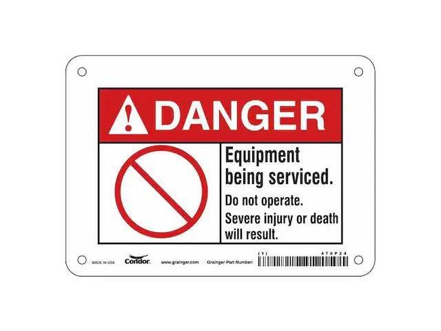 Click here for CONDOR 478P24 Danger  EQUIPMENT BEING SERVICED. DO... prices