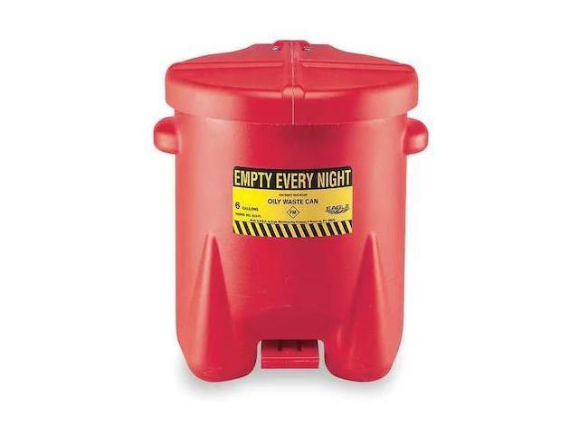 Click here for EAGLE MFG 937FL Oily Waste Can  14 gal  Red  Polye... prices
