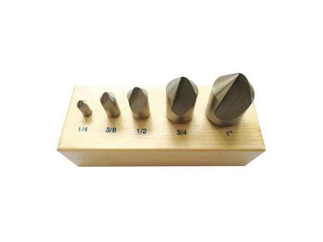Click here for WESTWARD 21ML06 Countersink Set 5 PC 1 FL 82 Deg H... prices