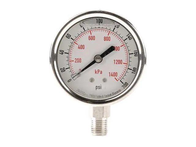 Click here for ZORO SELECT 4CFH6 Commercial Pressure Gauge  0 to... prices