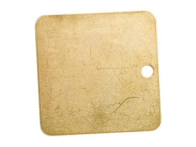 Click here for BRADY 23213 Blk Tag 2 x 2 In Brs Sq 3/16 In PK25 prices