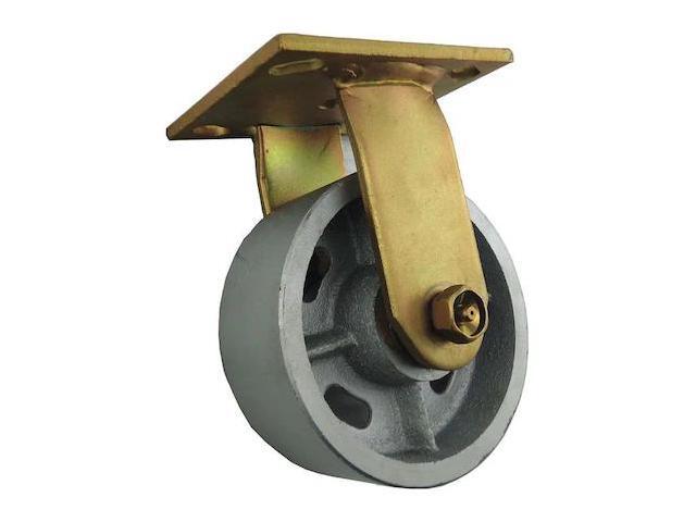 Click here for ZORO SELECT 33H770 Rigid Plate Caster Cast Iron 4i... prices