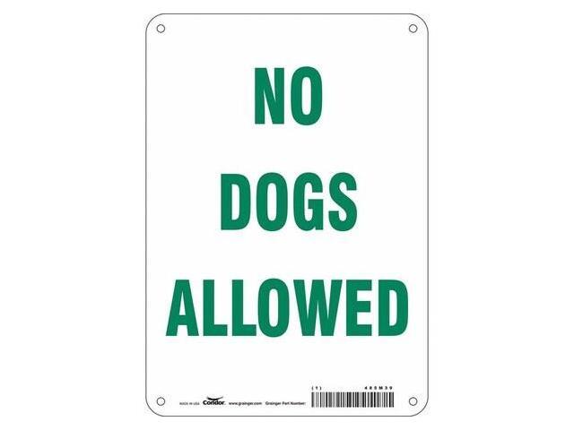 Click here for CONDOR 485M39 Safety Sign 7 Wx10 H 0.032 Thick prices