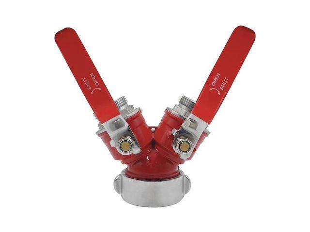 Click here for ZORO SELECT 1PZC7 Ball Valve 3 Way Fire Hose Conne... prices