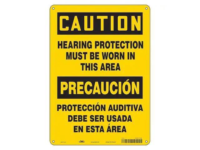 Click here for CONDOR 465Y29 Safety Sign  14 in Height  10 in Wid... prices
