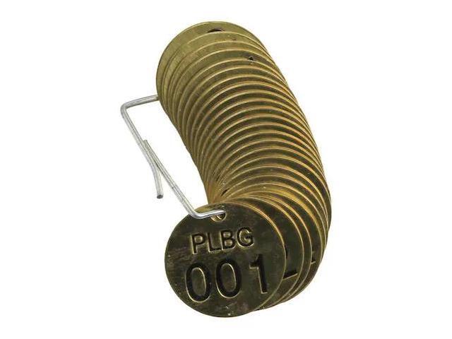 Click here for BRADY 23260 Numbered Tag Set 001 to 025 25 Tags  P... prices