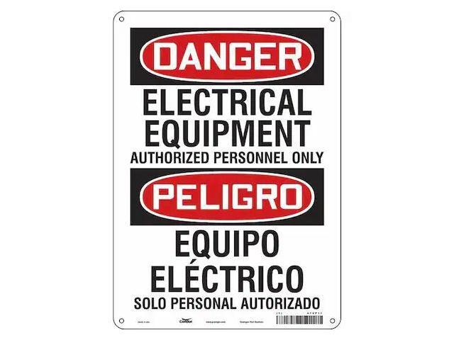 Click here for CONDOR 472P11 Safety Sign  14 in Height  10 in Wid... prices