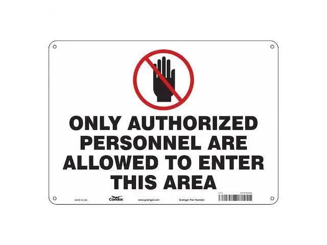 Click here for CONDOR 472H98 Safety Sign  10 in Height  14 in Wid... prices