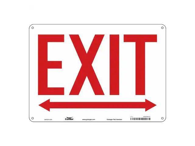 Click here for CONDOR 480M05 Exit Sign  English  14 W  10 H  Alum... prices