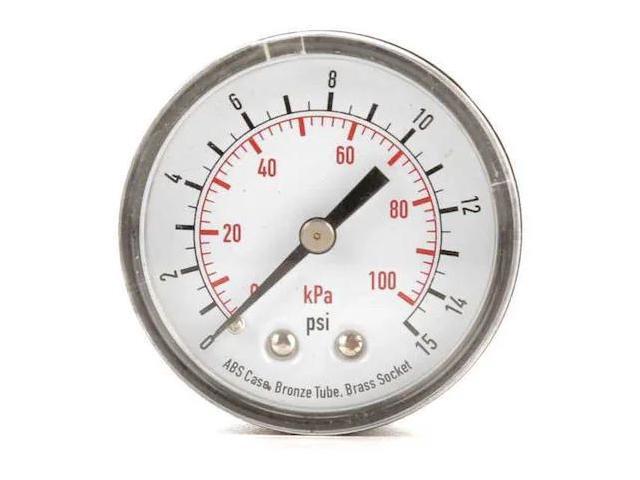 Click here for ZORO SELECT 4FMC3 Pressure Gauge  Commercial  0 to... prices
