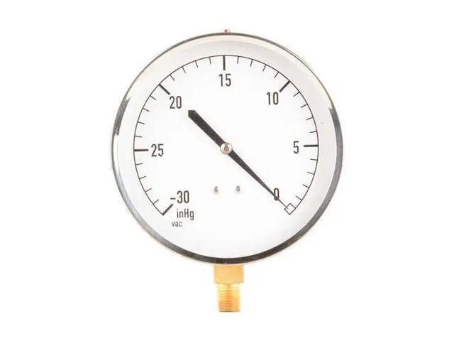 Click here for ZORO SELECT 18C739 Vacuum Gauge Mechanical Cont 4-... prices