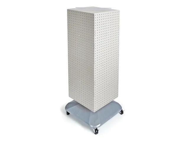 Click here for AZAR DISPLAYS 701436-WHT Four-Sided Pegboard Tower... prices