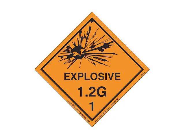 Click here for LABELMASTER SLEXP12G Explosive 1.2 G Label Vinyl P... prices