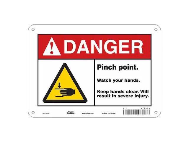 Click here for CONDOR 475D33 Safety Sign  7 in Height  10 in Widt... prices