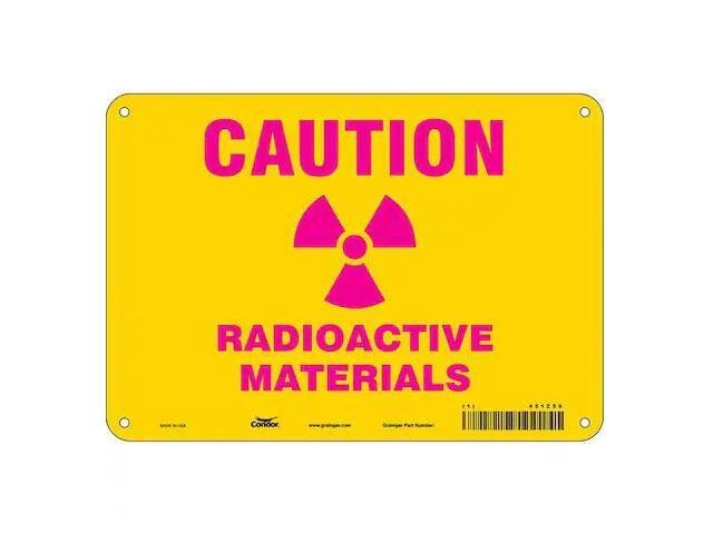Click here for CONDOR 451Z59 Radiation Safety Sign  7 in H  10 in... prices