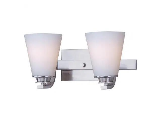Click here for MAXIM 9012SWSN Conical 2-Light 13 Wide Satin Nicke... prices