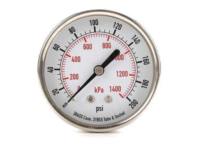 Click here for ZORO SELECT 4FMW7 Commercial Pressure Gauge  0 to... prices
