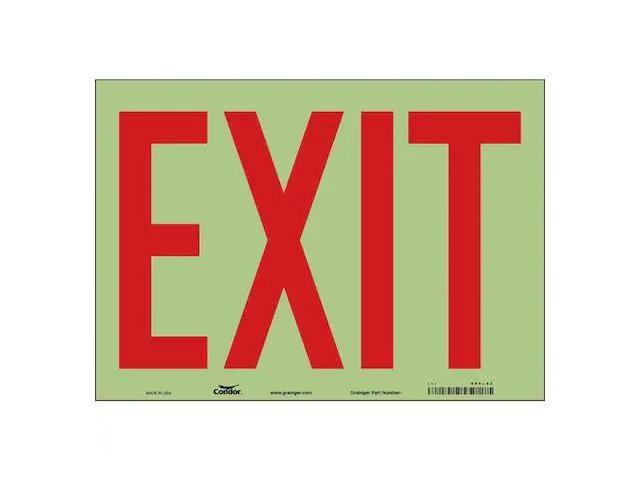 Click here for CONDOR 480L82 Exit Sign  English  14 W  10 H  Viny... prices