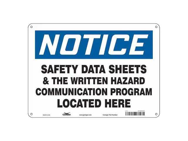 Click here for CONDOR 476H45 Safety Sign 10 inx14 in Polyethylene prices
