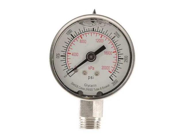 Click here for ZORO SELECT 4CFG7 Commercial Pressure Gauge  0 to... prices