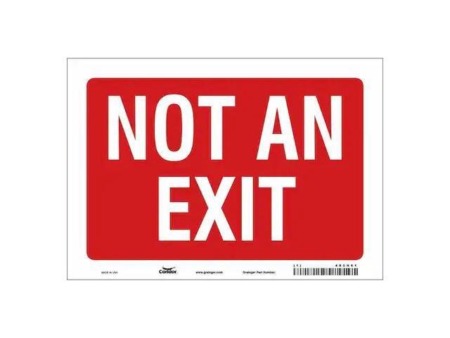 Click here for CONDOR 480H61 Not An Exit Sign  English  10 W  7 H... prices