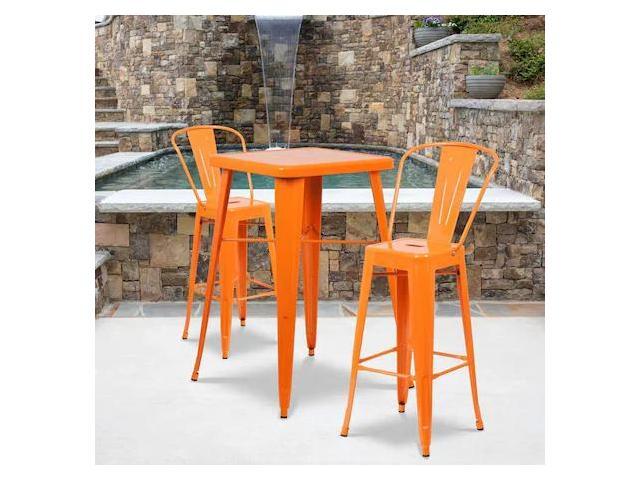 Click here for FLASH FURNITURE 4-CH-31320-30GB-OR-GG Orange Metal... prices