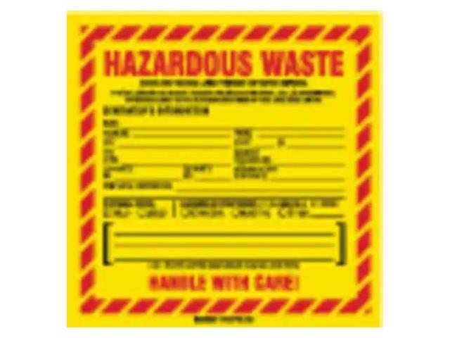 Click here for BRADY 121152 California Hazardous Waste Label PK10... prices