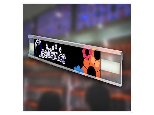 Click here for AZAR DISPLAYS 600082 2H Clear C-Channel. 6-Foot Le... prices