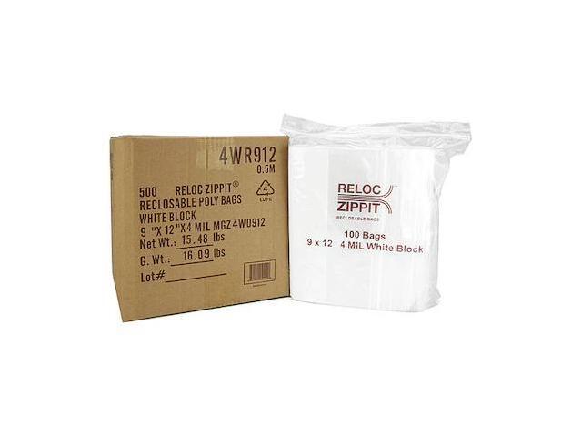 Click here for RELOC ZIPPIT 4WR912 Reclosable Bag  9in. L  12in.... prices