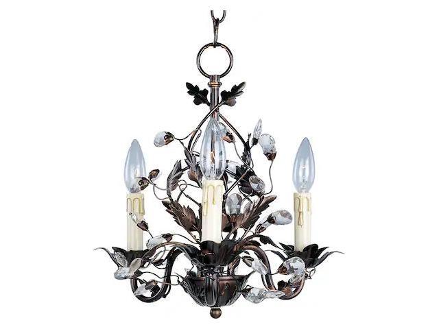 Click here for MAXIM 2855OI Elegante 3-Light 14 Wide Oil Rubbed B... prices