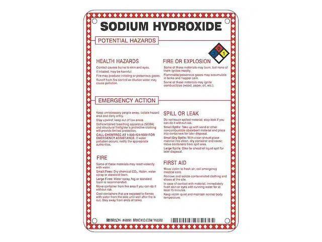 Click here for BRADY 48891 Chem Sgn 10 x 7In Blk/Rd/Ble/Yllw on W... prices