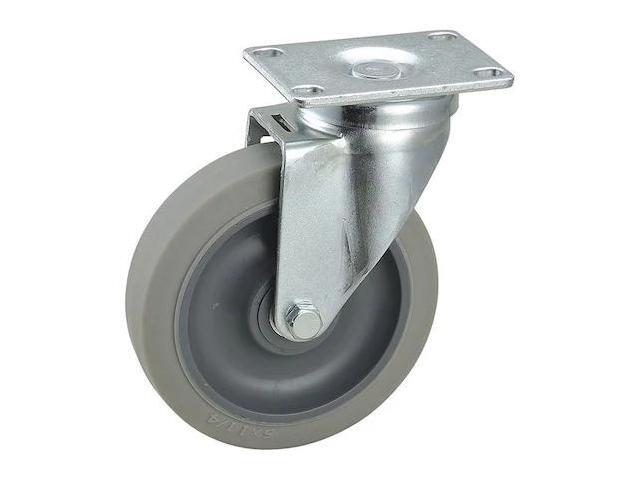 Click here for ZORO SELECT 4DE68 Swivel Plate Caster TPR 5 in Dia... prices