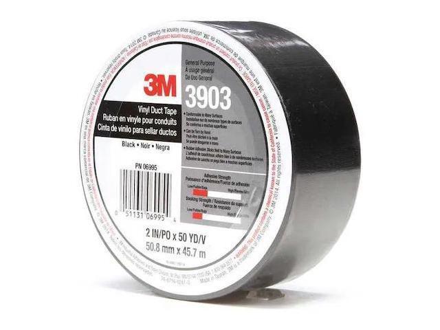 Click here for 3M 3903 Duct Tape  Black  50 yd L  2 in W prices