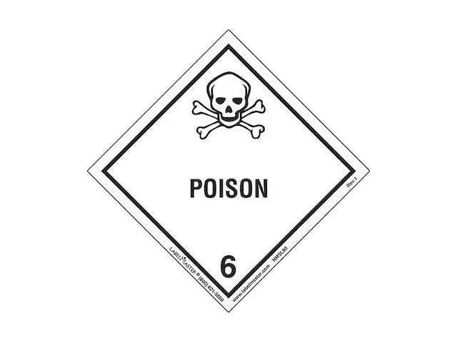 Click here for LABELMASTER HMSL80 Poison Label Worded PVC-Free PK... prices