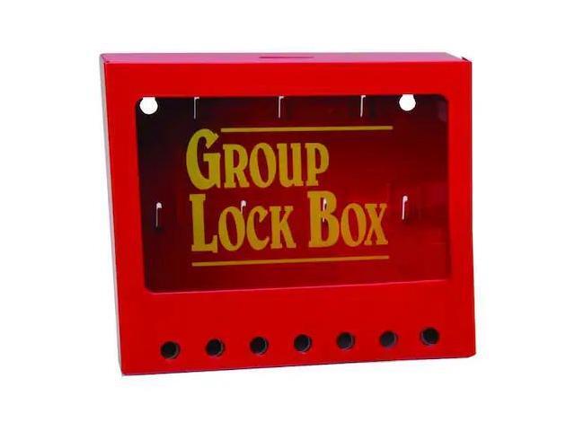 Click here for BRADY 105714 Group Lockout Box 7 Locks Max Red prices