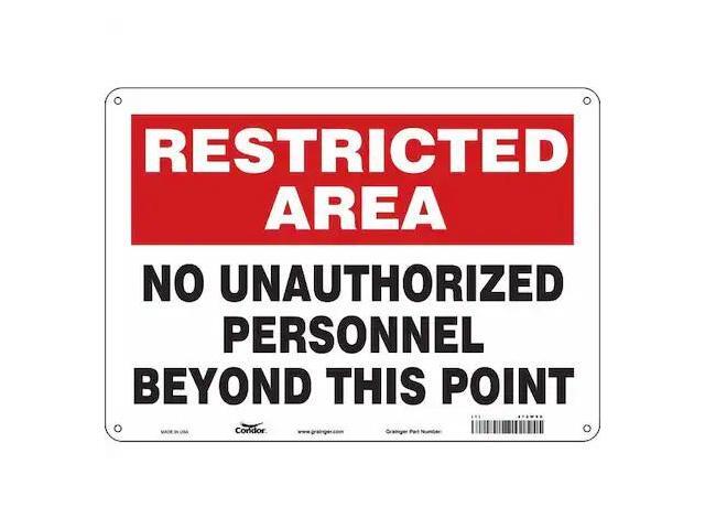 Click here for CONDOR 472W90 Safety Sign  10 in Height  14 in Wid... prices