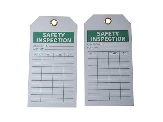 Click here for ZORO SELECT 8CMR1 Tag  Safety  Polyester  5 3/4 in... prices