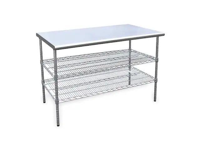 Click here for ZORO SELECT 4UEL7 Fixed Work Table SS 48 W 30 D prices