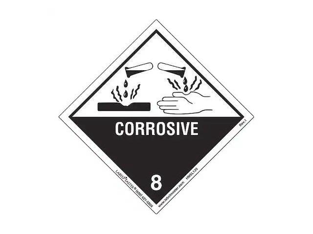 Click here for LABELMASTER HMSL130S Corrosive Label Worded PVC PK... prices