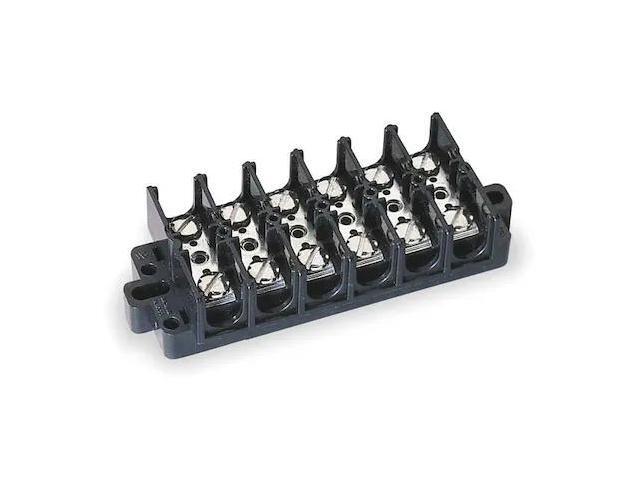 Click here for ZORO SELECT 6YH91 Terminal Strip 60A 6 Pole 600VAC prices