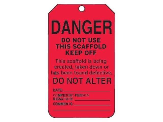 Click here for ACCUFORM TSS101PTP Danger Tag 5-7/8 x 3-3/8 In Bk/... prices