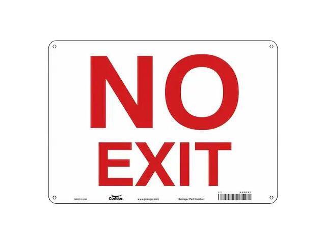Click here for CONDOR 480H27 No Exit Sign  English  14 W  10 H  A... prices