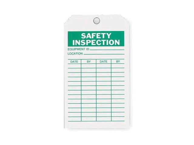 Click here for ZORO SELECT 2RMU4 Saf Inspection Tag 7 x 4 In Grn/... prices