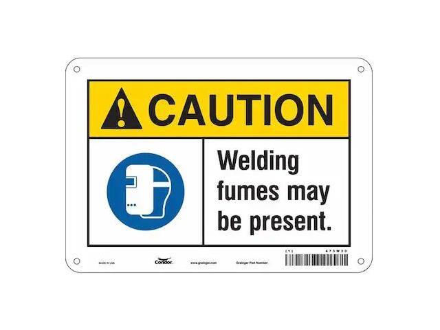 Click here for CONDOR 473W30 Safety Sign  7 in Height  10 in Widt... prices