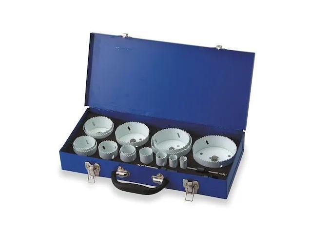 Click here for WESTWARD 29VX23 Bi-Metal Hole Saw Kit 15 PC prices
