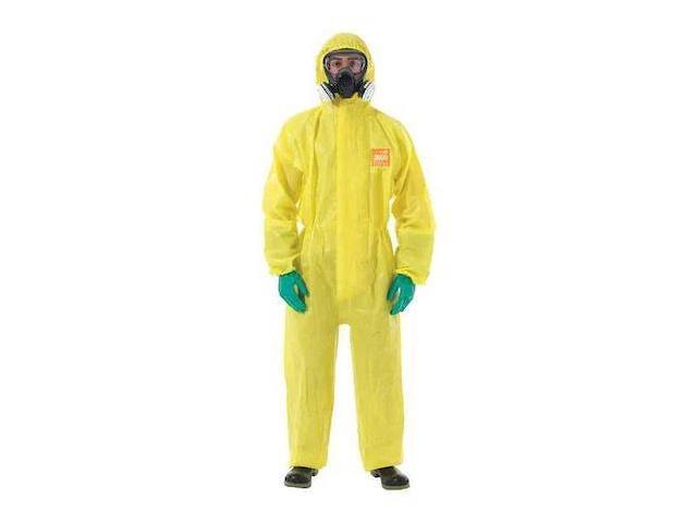 Click here for MICROCHEM YE30-W-92-111-02 Hooded Coverall  S  Yel... prices