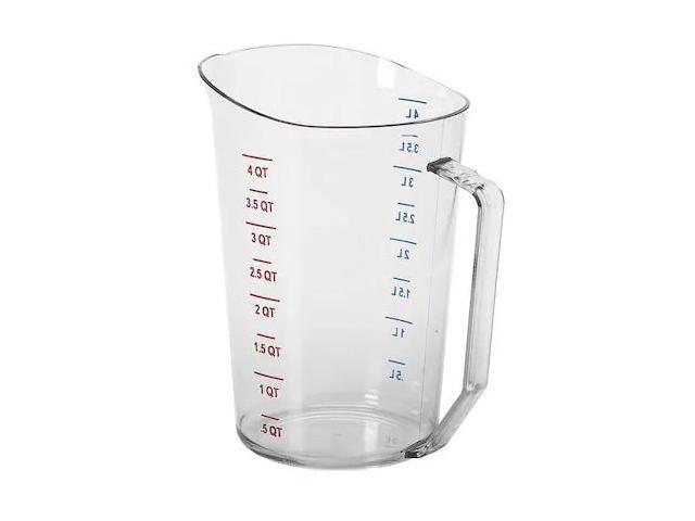 Click here for Cambro Liquid Measuring Cup 4 Qt. Clear EA400MCCW1... prices